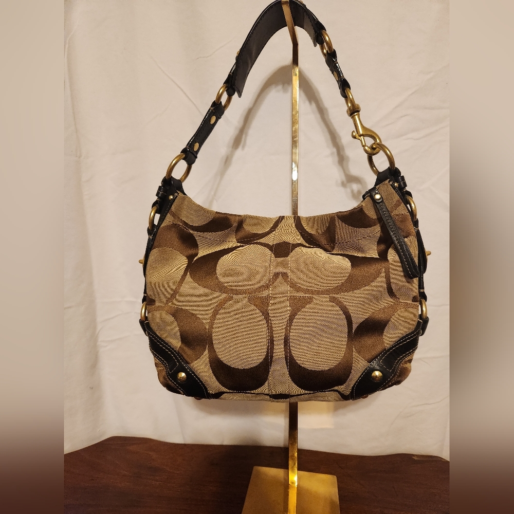 coach carly signature shoulder - Gem